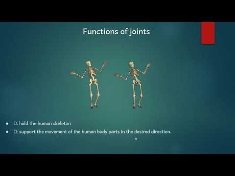 Joints- Structure and function