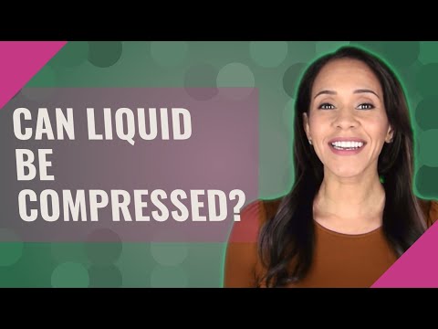 Can liquid be compressed?