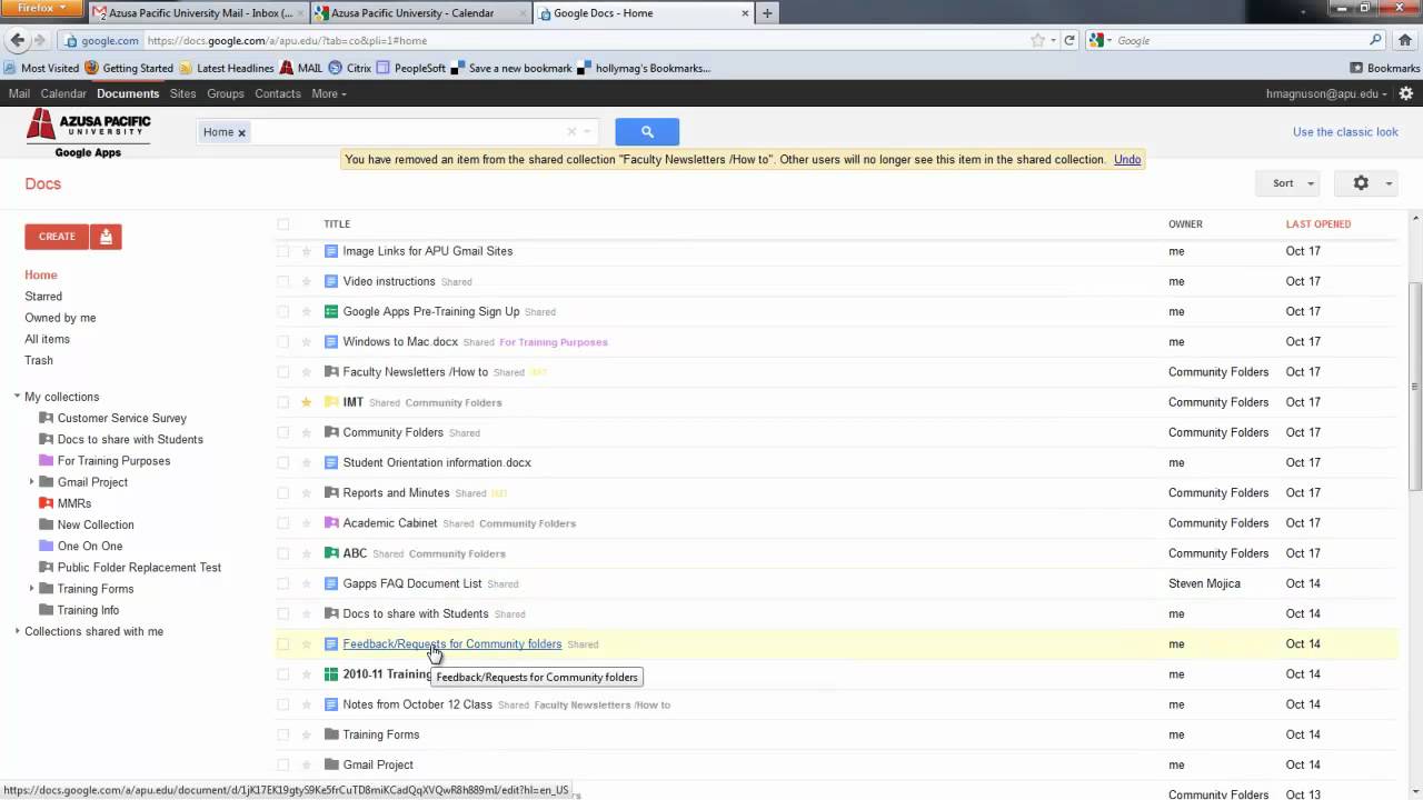 Creating a Google Collection