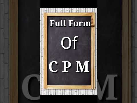 Full Form of CPM || what is the full Form of CPM