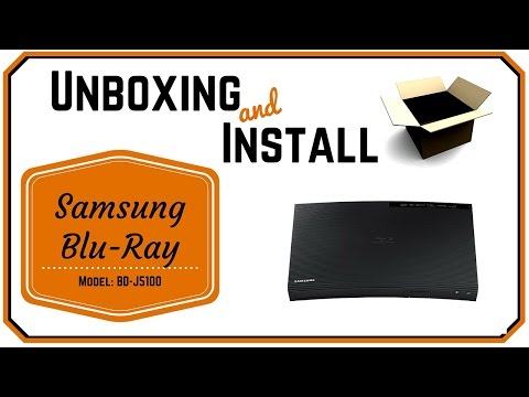 Samsung Blu-Ray Player Unboxing Review BD-J5100