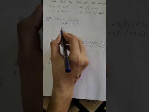 Find the no. of divisors of 1350. Also find the sum of all divisors . | Aptitude Test | in Hindi |