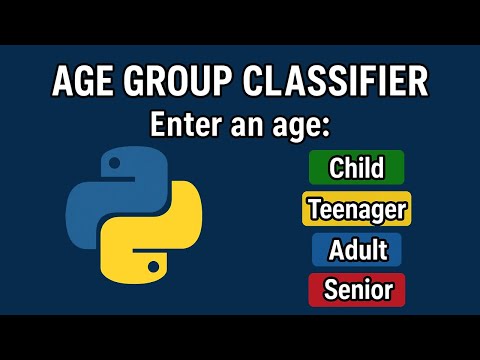 Age Group Classifier | Control Flow: Conditionals & Loops | Python for Ethical Hacking