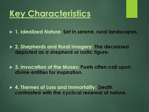 Pastoral Elegy, What is Pastoral Elegy in English Literature?, English Literary Term
