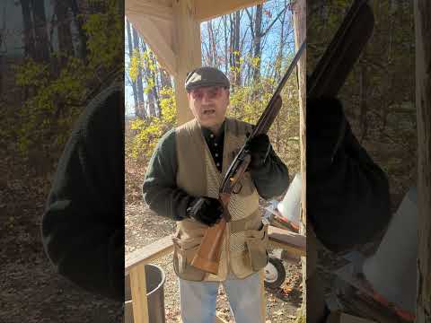 Browning Double Auto in action @keystoneclays on a crisp November morning. #claysnwingsshotgunning