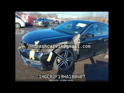 1HGCR2F19HA180407 Honda Accord 2017