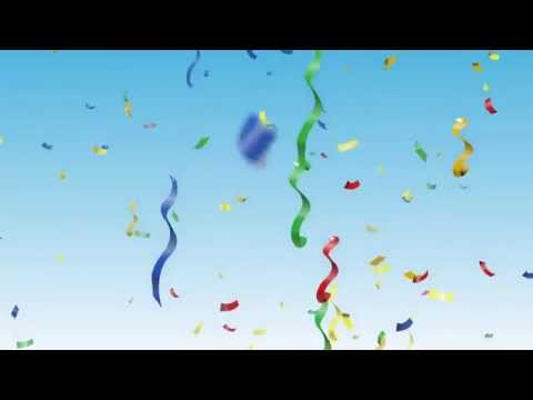 🎉 Party Background and Confetti Video HD | Celebration Animation for Events, Festivals, and Special