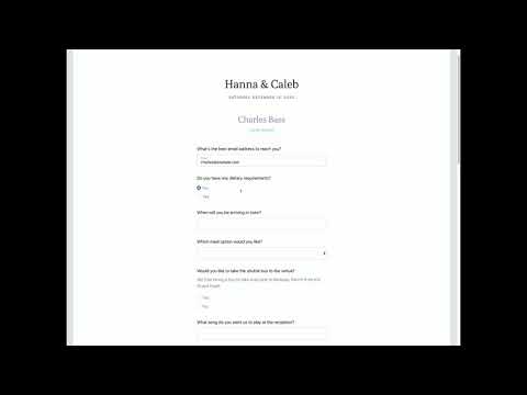 How Guests Can RSVP for Each Person in Their Household