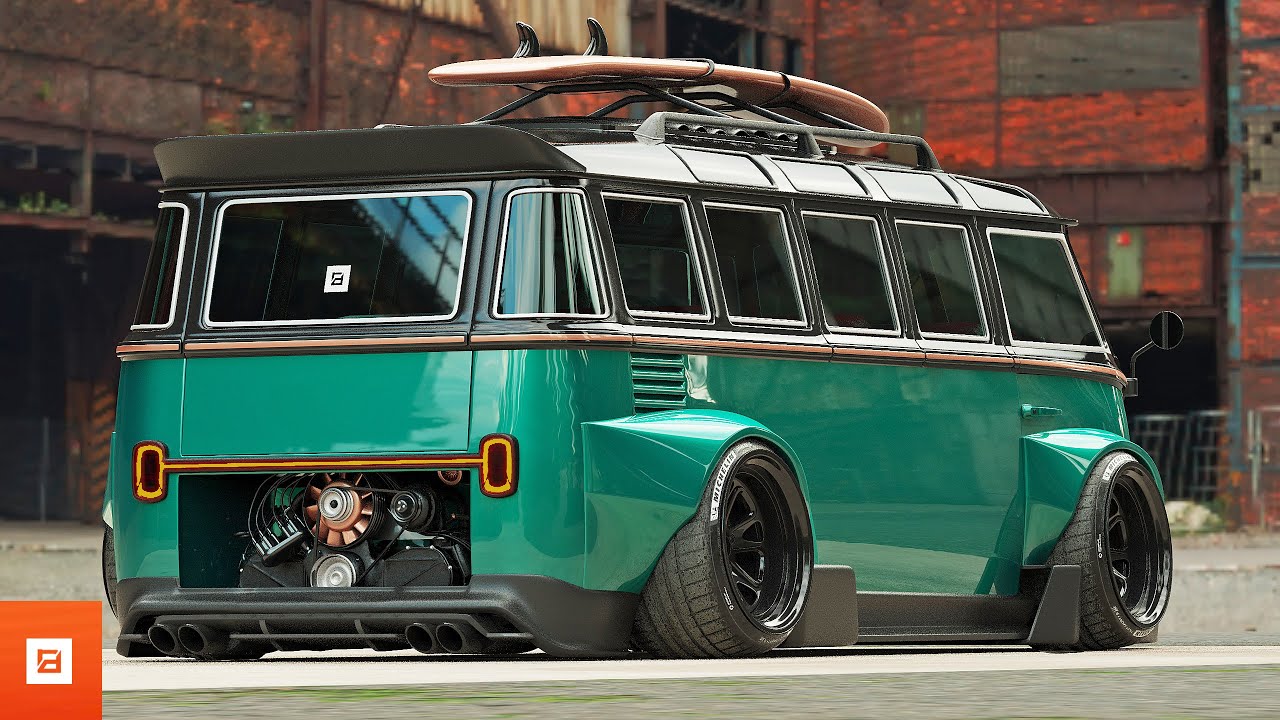 Ultra-Widebody Volkswagen Bus "Volkswide" Looks Like a Porsche Racing ...