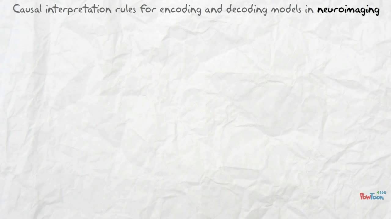 Causal interpretation rules for encoding and decoding models in neuroimaging