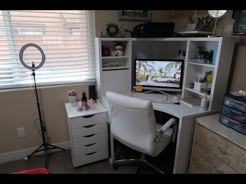Office Desk Transformation || **IKEA MICKE Corner desk