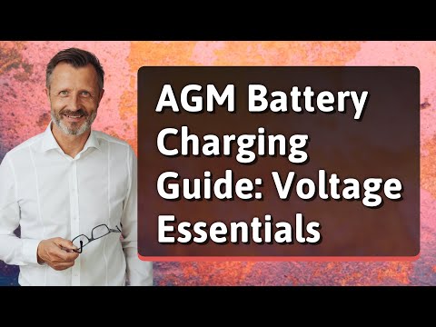 AGM Battery Charging Guide: Voltage Essentials