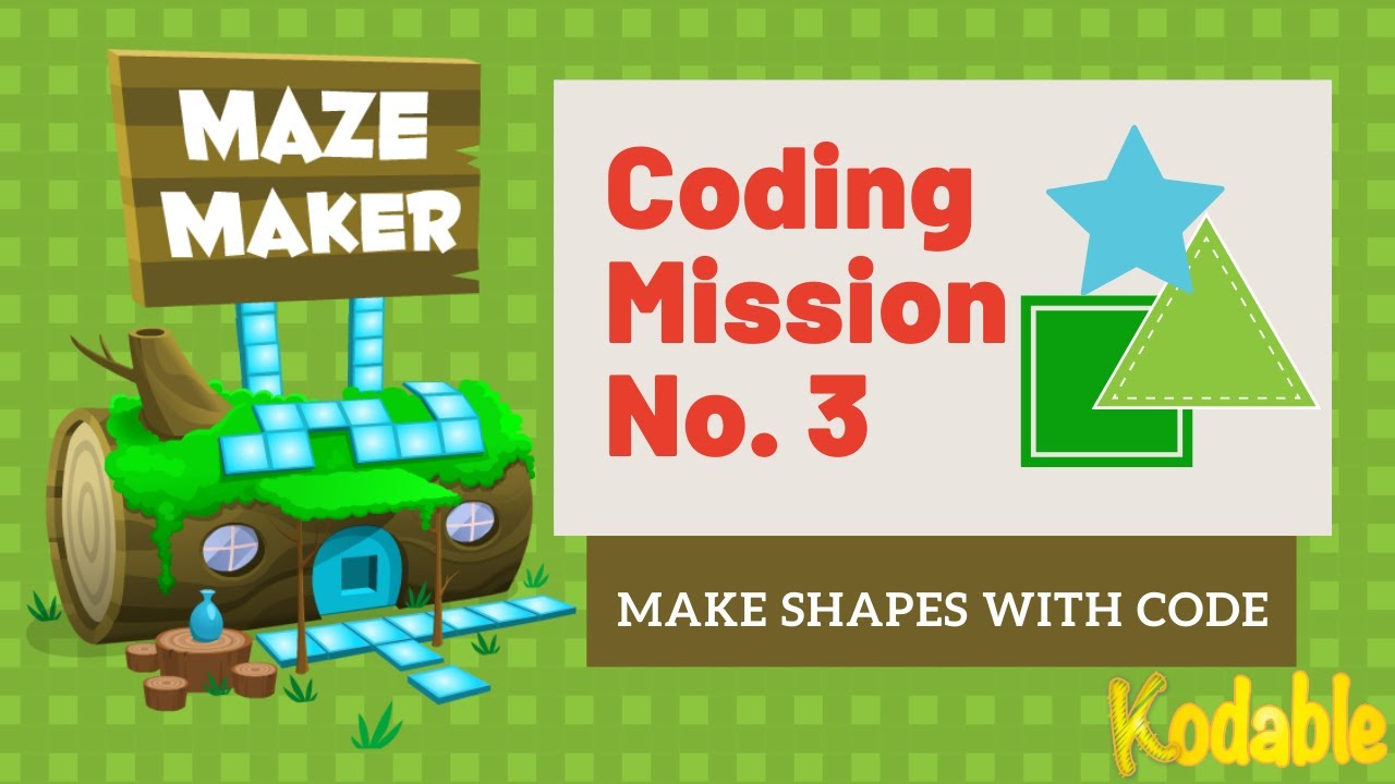 Make Mazes with Math! Kodable Coding Mission No.3 | Beginner | Coding Activity