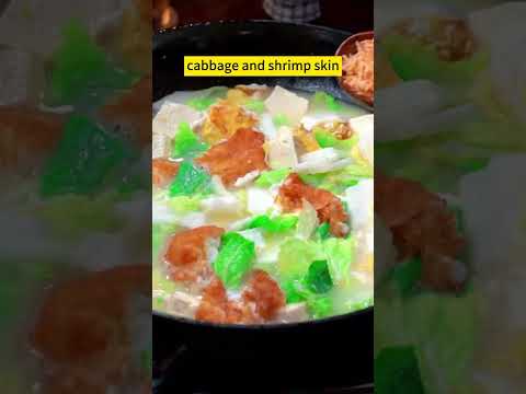 [Cook guide] Chinese food, Cabbage tofu soup