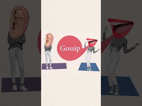 How the meaning of the word gossip changed.