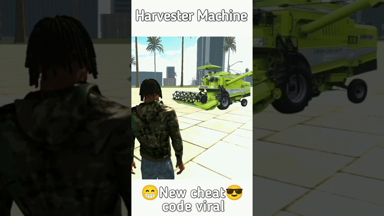 Harvester Machine ka cheat code new update #viral #short