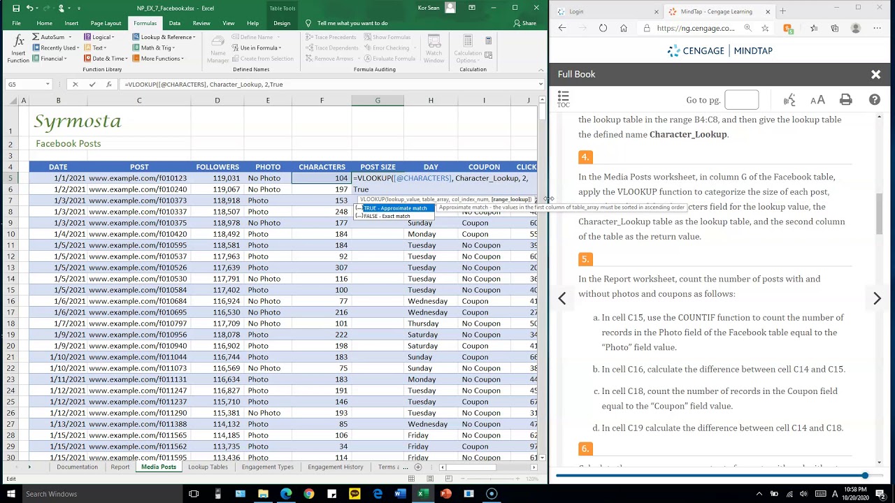 CS103 Excel Ch07 Practice