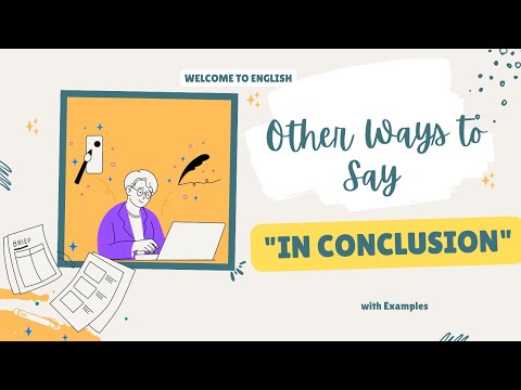 In Conclusion Synonyms with Examples | Improve Vocabulary | Useful Phrases for Beginners
