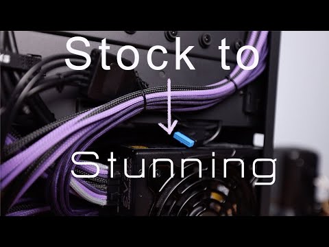 How to Sleeve Stock PC Power Supply Cables