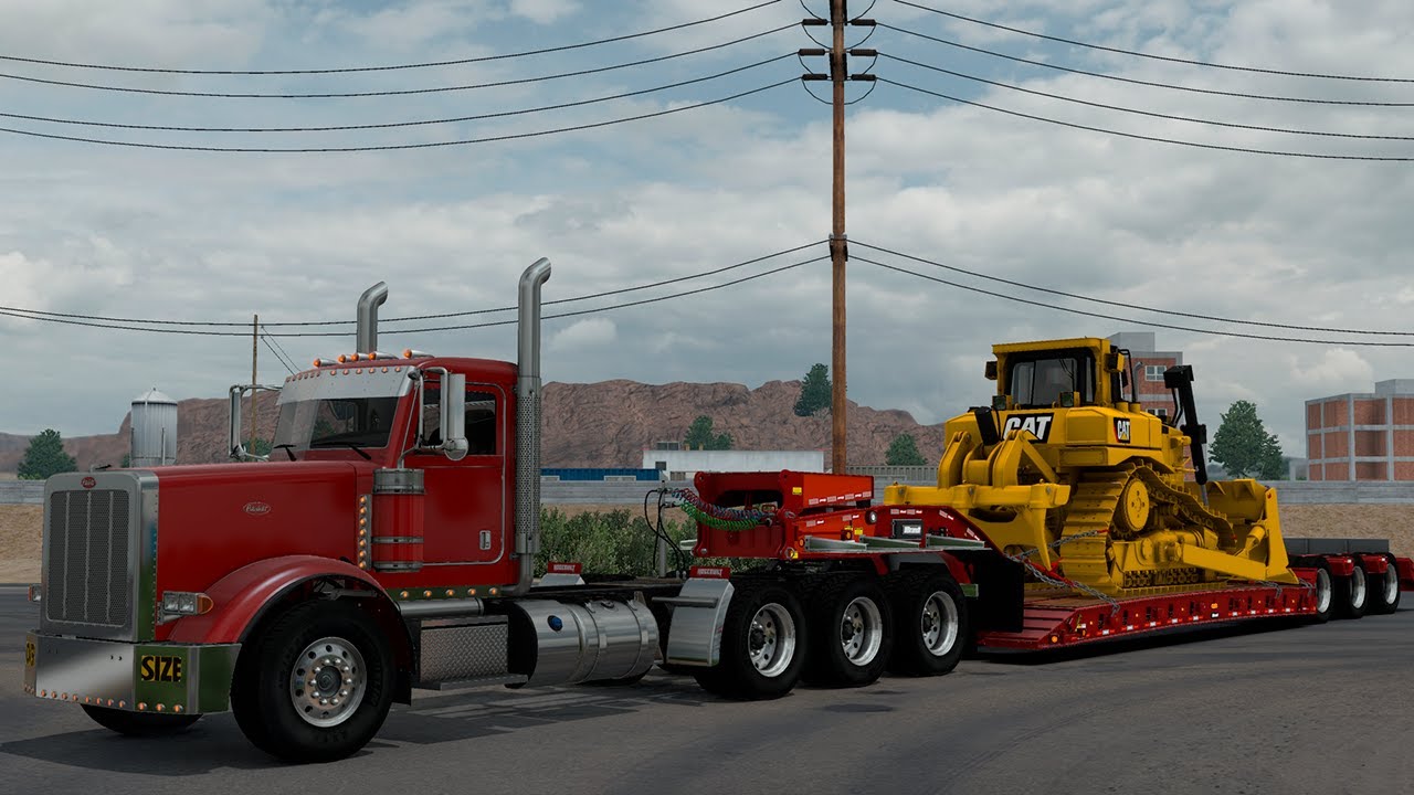 Brandt H550 Pinga | Peterbilt 367 King of the hill