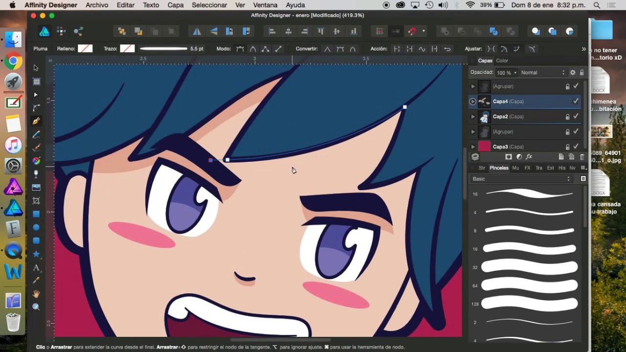 Angry boy Affinity Designer 4 | Cyanancy