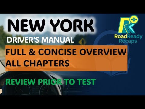 New York Driver Manual – FULL & Concise Overview | RoadReadyRecaps