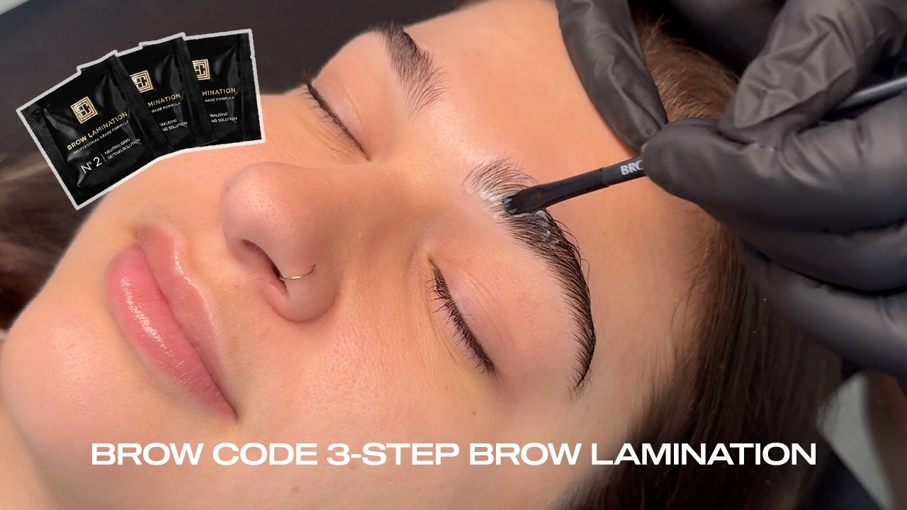 Brow Lamination Tutorial using Brow Code Professional 🔍
