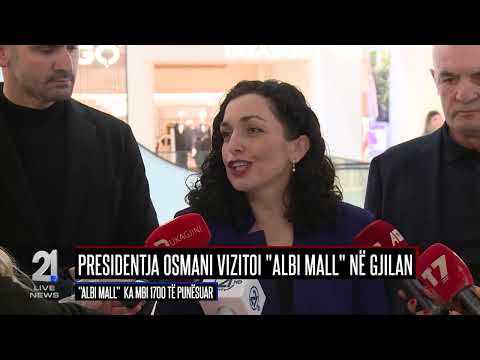 PRESIDENTJA VIZION "ALBI MALL" NË GJILAN 21.01.2024