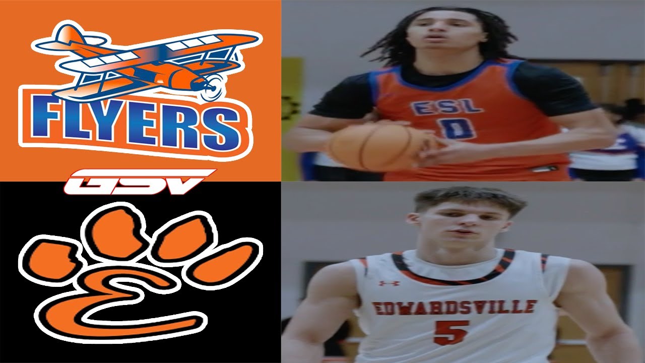 #1 East St. Louis vs Edwardsville: Full Game Highlights #highschoolbasketball