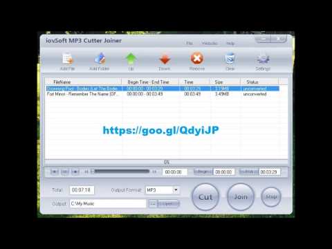 Audio Mp3 Joiner Merger Splitter Cutter