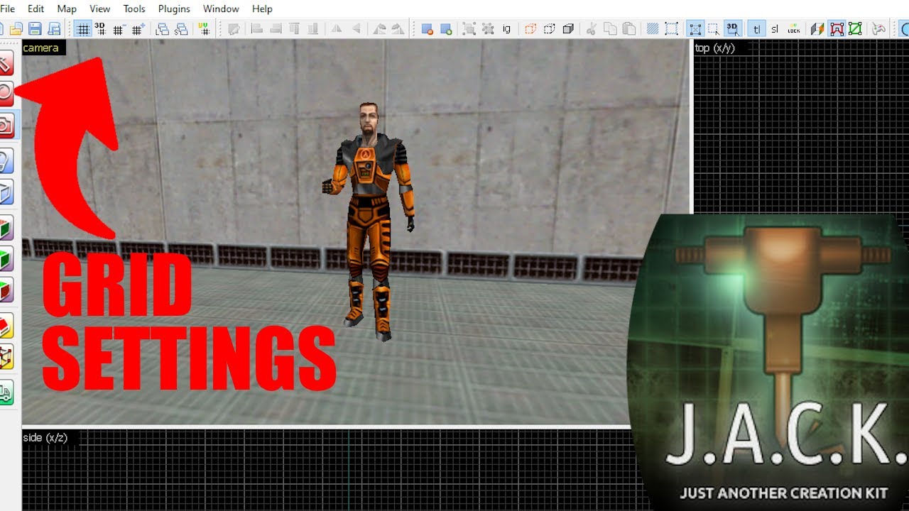 Half-Life Mapping Tutorial #2 - Grid Settings