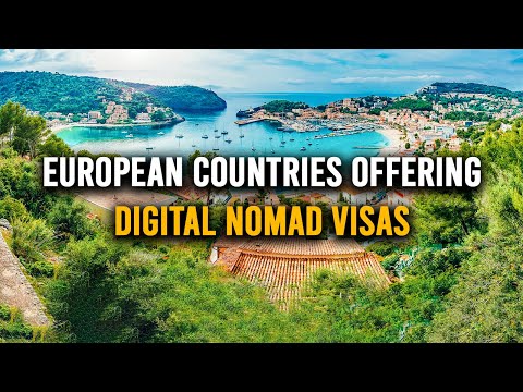 10 European Countries Offering DIGITAL NOMAD Visas