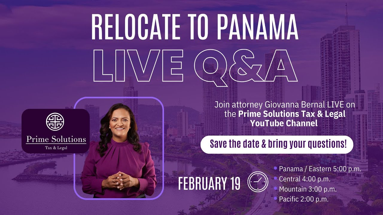 🌎 RELOCATE TO PANAMA IN 2026 – LIVE Q&A 🇵🇦