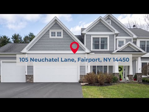 105 Neuchatel Lane, Fairport, NY 14450 - Video Tour by R3D Media