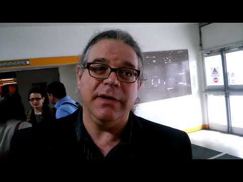 Philip Auslander reacting to Edmond Couchot's talk