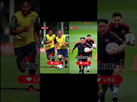 football ai video #brazil #messi #football #footballshorts #ai #aivideo #treanding #sports #viral
