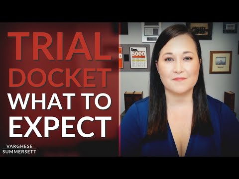 What to Expect at a Trial Docket