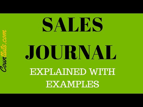 Sales Journal | Explained with Examples