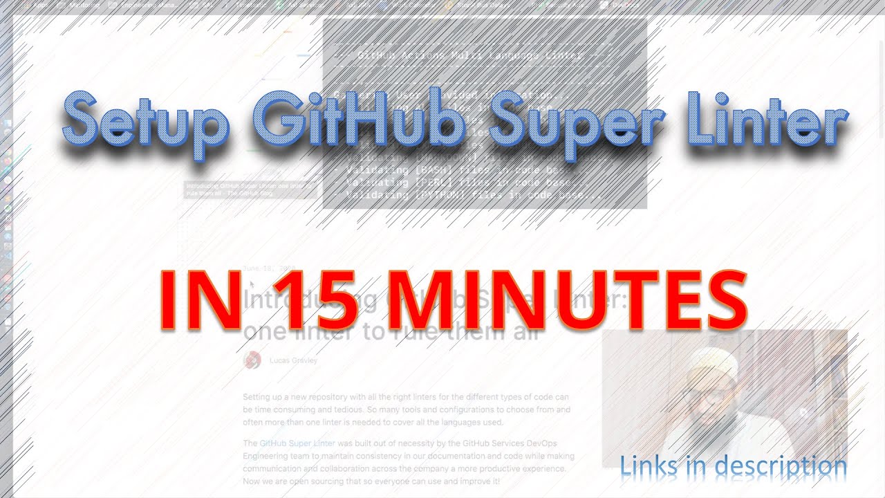 Setup Github super linter in 15 minutes