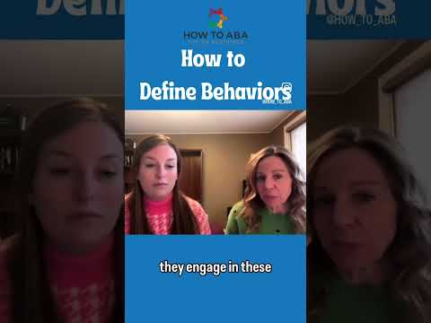 How to Define Behaviors