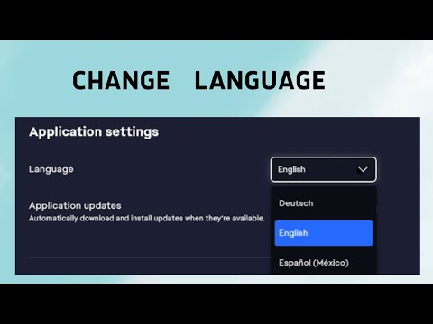 How to Change language in EA APP