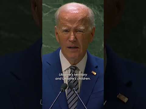 Zelenskyy addresses nuclear weapons threats in UNGA speech #Shorts