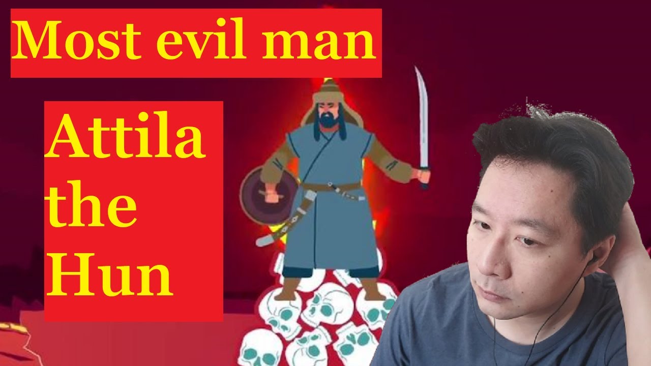 Viva Catuber reacts to - Most Evil Man - Attila The Hun - The Infographics show
