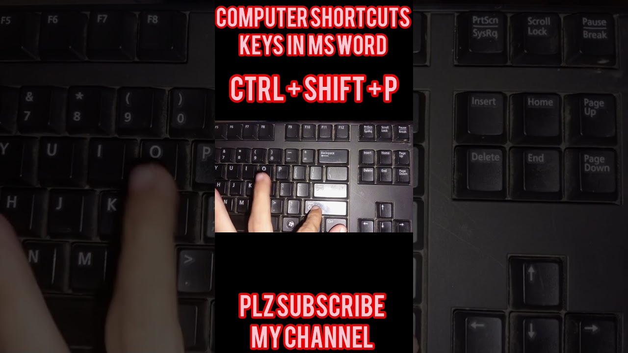 Ctrl + Shift + P in MS Word – Shortcut Key Function and Uses #shorts #ytshorts #shortsfeed #dj