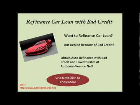 Can I Refinance My Car Loan With Bad Credit