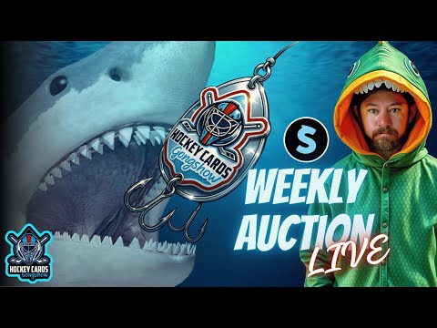 Slab Sharks Weekly LIVE SHOW - Follow the Biggest Hockey Cards Ending This Week!