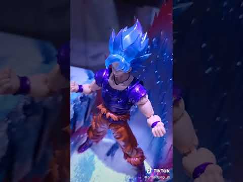 S.H. Figuarts Super Saiyan Blue Kaio-ken Goku vs Super Saiyan Broly