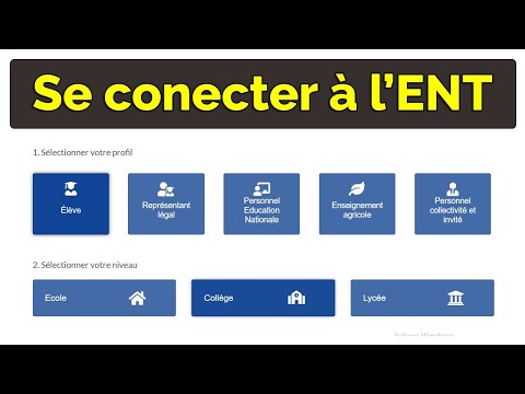 Comment se connecter à l’ENT - France