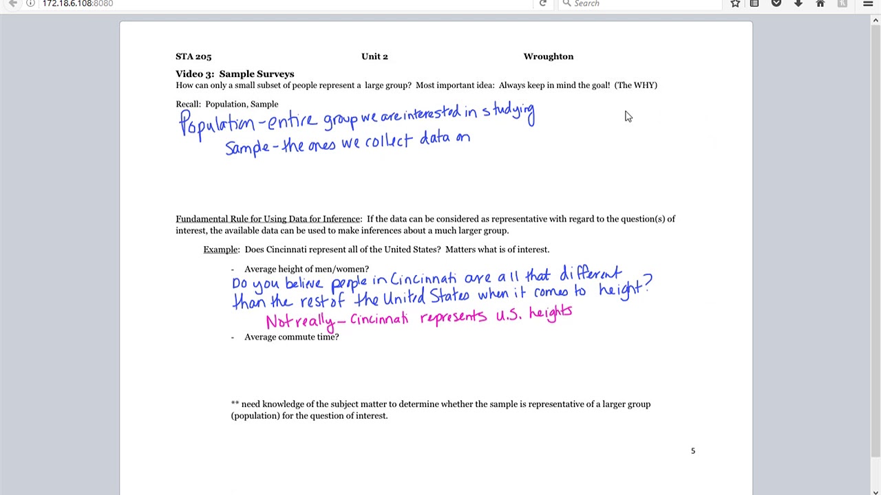 Module 2   Sample Surveys