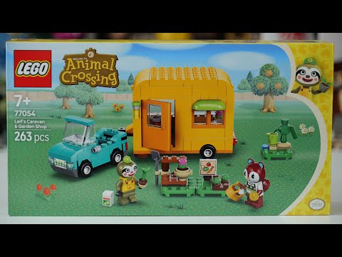 LEGO Animal Crossing 77054 Leif's Caravan & Garden Shop - LEGO Speed Build Review